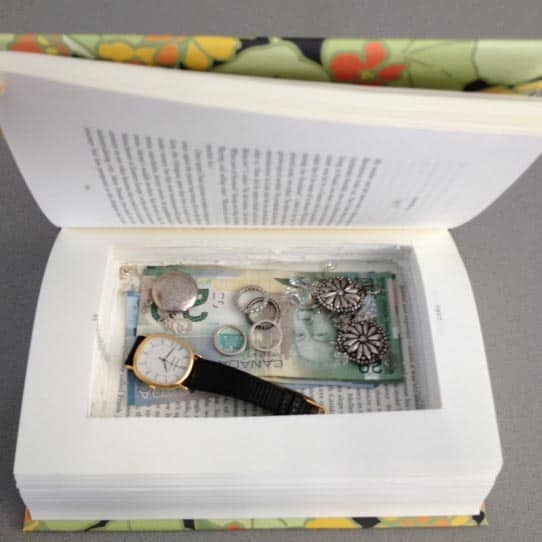 Weekly DIY: Super Sneaky Book Safe | Shedoesthecity