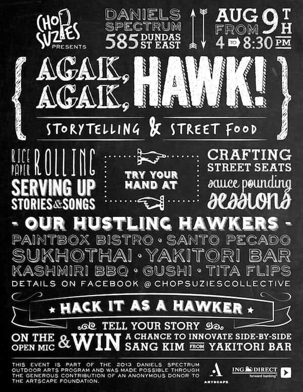 Chop Suzie's Presents Agak, Agak, Hawk! Storytelling & Street Food in ...