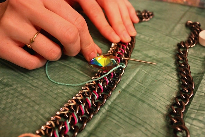 DIY An Adorable Chunky Chain Necklace | Shedoesthecity